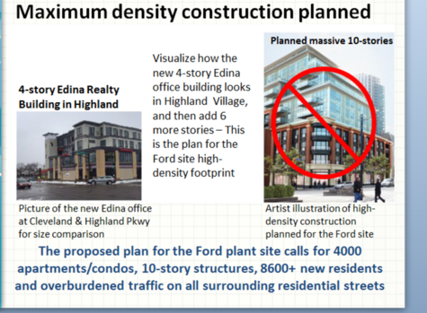 Petition Fight High-density Development Plans for Ford Site